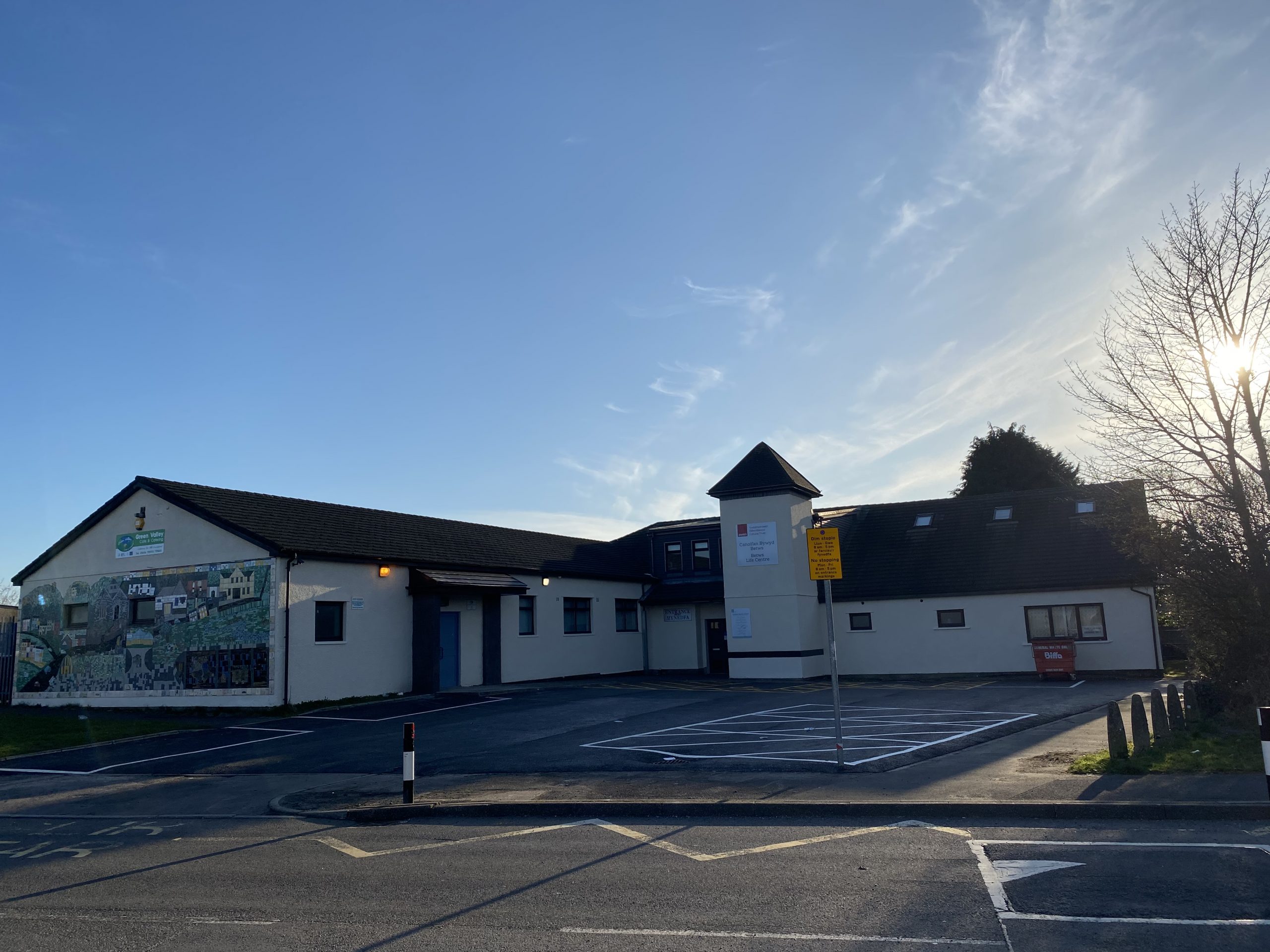 Progress on the Exterior Refurbishment of Bettws Life Centre - Gary ...