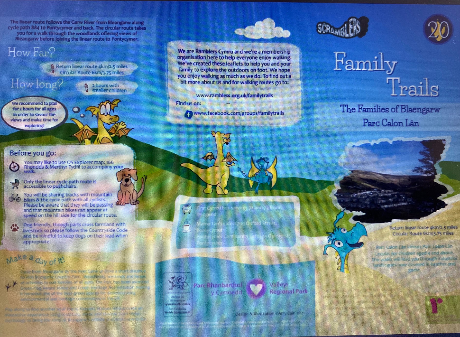 New Family Walk Parc Calon Lan Leaflet - Gary Valley Community Council ...