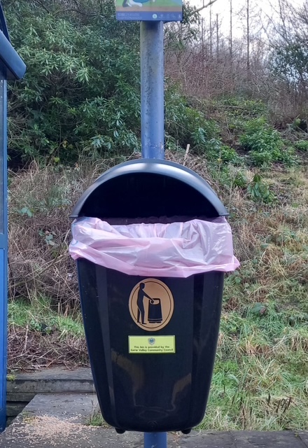 New Bin Pontyrhyl and Bus Stop Cleaning - Gary Valley Community Council ...